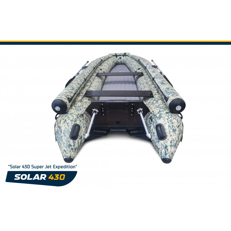 Лодка ПВХ Solar-430 super jet tunnel (expedition) купить в СПб - кредит ...